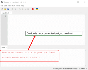 Raspberry Pi Pico – Thonny IDE Setup - Mutex Firmware