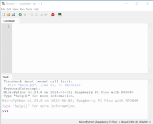 Raspberry Pi Pico – Thonny IDE Setup - Mutex Firmware